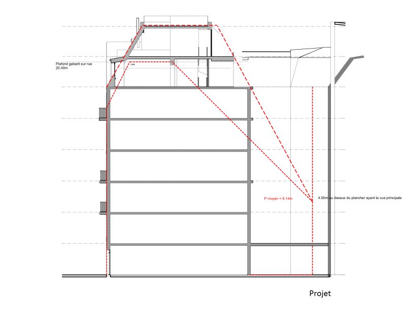 Surélévation Immeuble Paris (75) - Alt R Architecture
